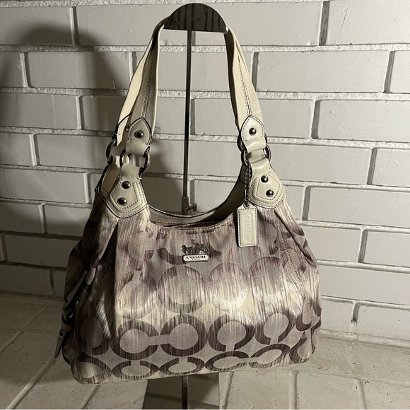 Coach | Bags | Coach Madison Op Art Ikat Maggie Bag 548 | Poshmark